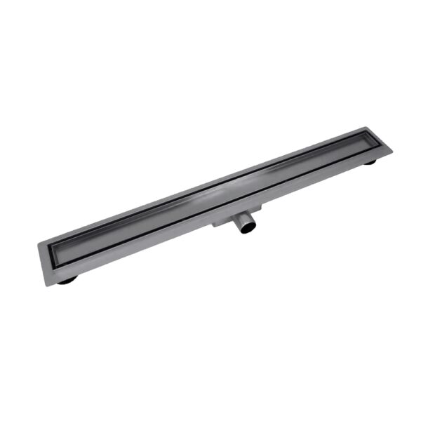 Gun metal Douchegoot compleet met flens 70x7x6,7cm Tegelrooster ...