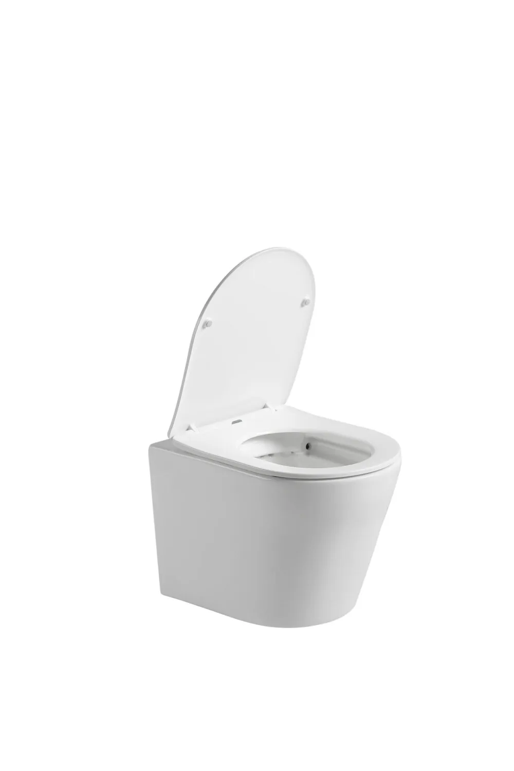 Toiletset Julio randloos glans wit met bedieningspaneel flat gun metal ...