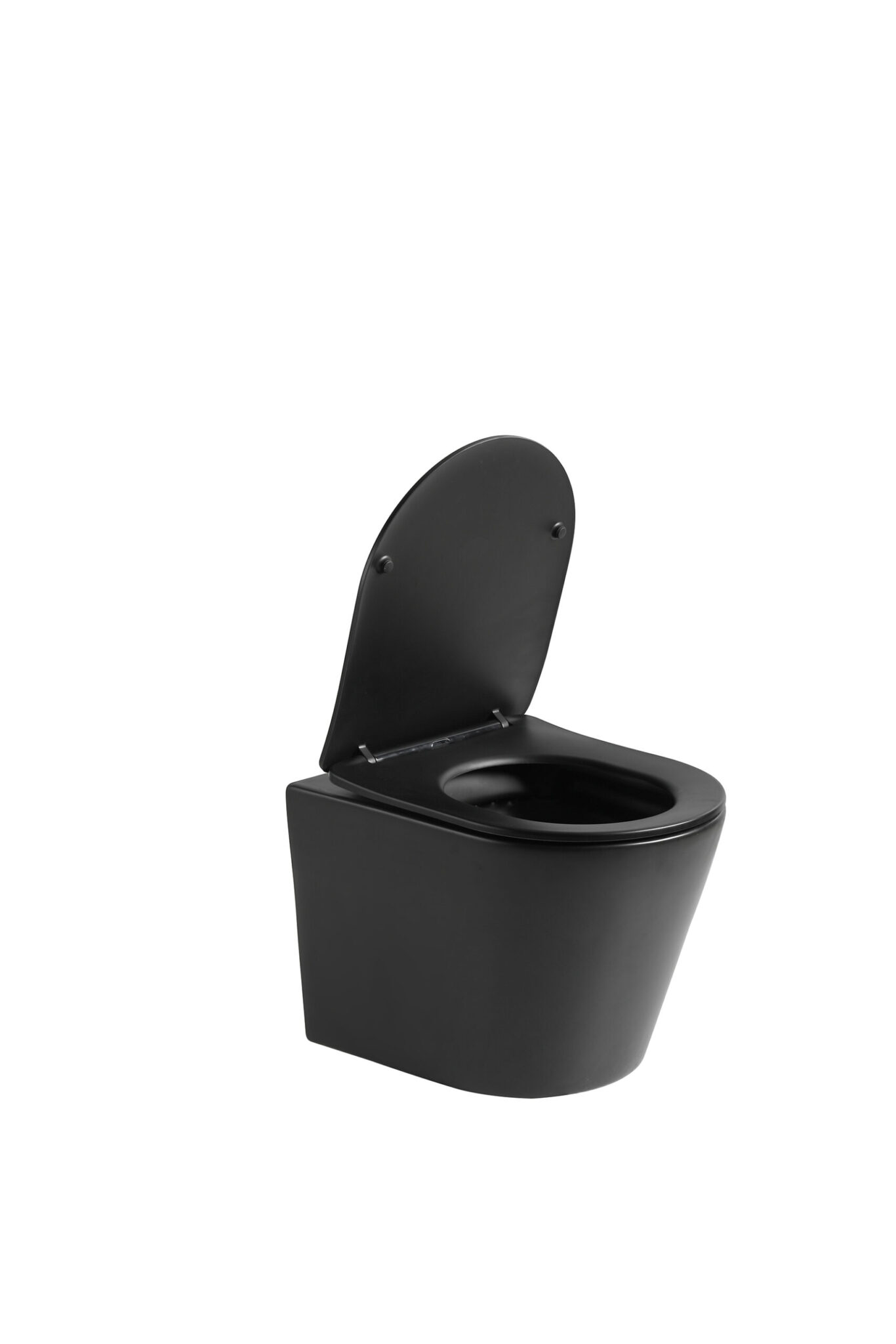 Toiletset Julio randloos mat zwart met bedieningspaneel flat gun metal ...