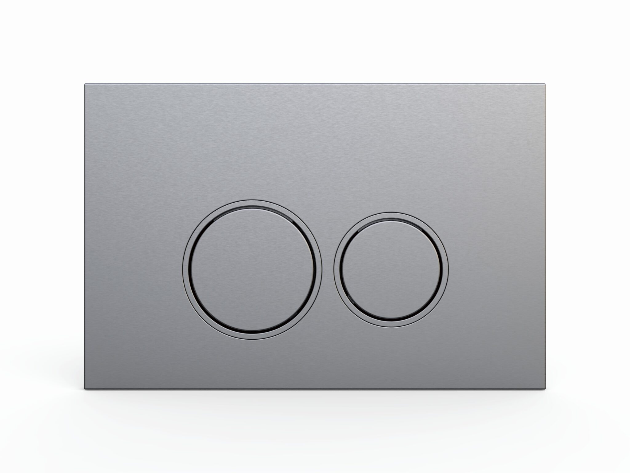 Toiletset Pietro randloos mat wit met bedieningspaneel Ring gun metal ...