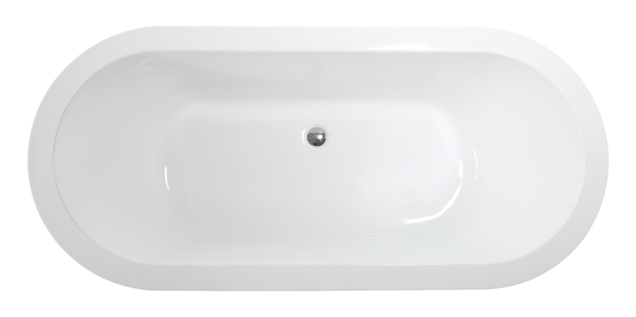 Vrijstaand bad Celia 173x78x59cm acryl glans wit - Voordelig Design ...